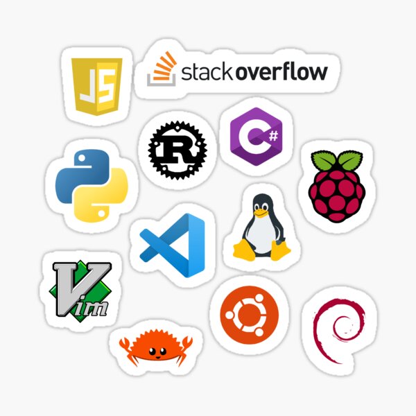 "Sticker pack for developers and programmers - multiple stickers ...