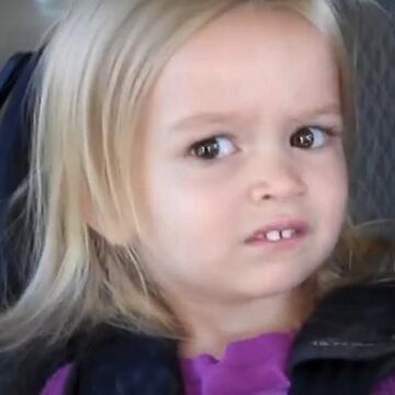 "Confused Girl in Car - Meme" Sticker by Qwertus | Redbubble