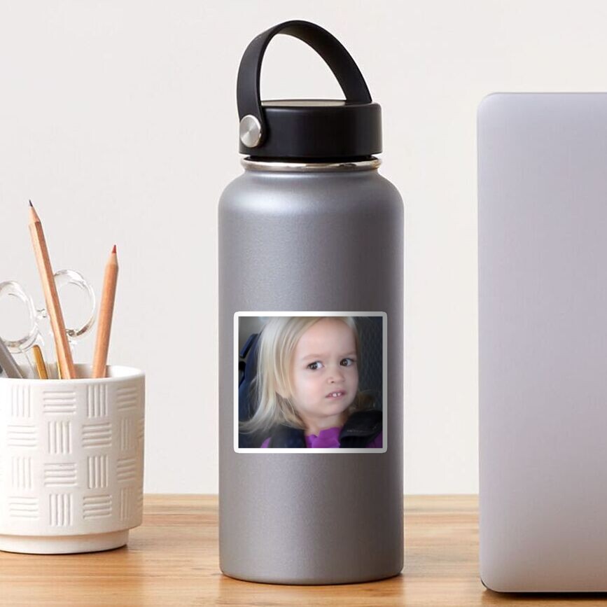 "Confused Girl in Car - Meme" Sticker for Sale by Qwertus | Redbubble