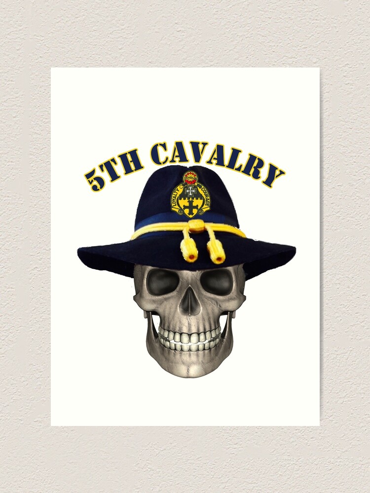 "5th Cavalry Regiment - Army Unit of Fifth Cavalry" Art Print by ...