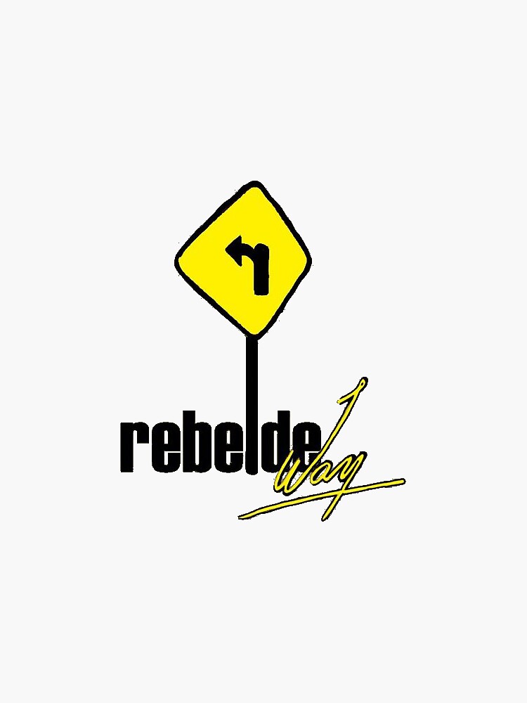 "Rebelde Way Logo" Sticker for Sale by noadesignsvibes | Redbubble
