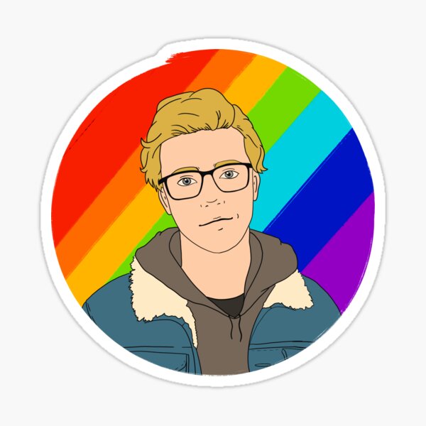 "love, simon" Sticker for Sale by deadartist17 | Redbubble