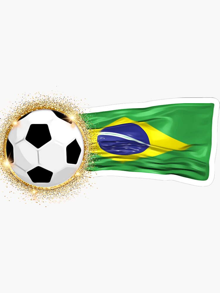 "BRAZIL - BRAZILIAN FOOTBALL STICKER " Sticker for Sale by ...