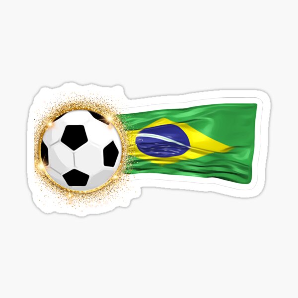 "BRAZIL - BRAZILIAN FOOTBALL STICKER " Sticker for Sale by ...