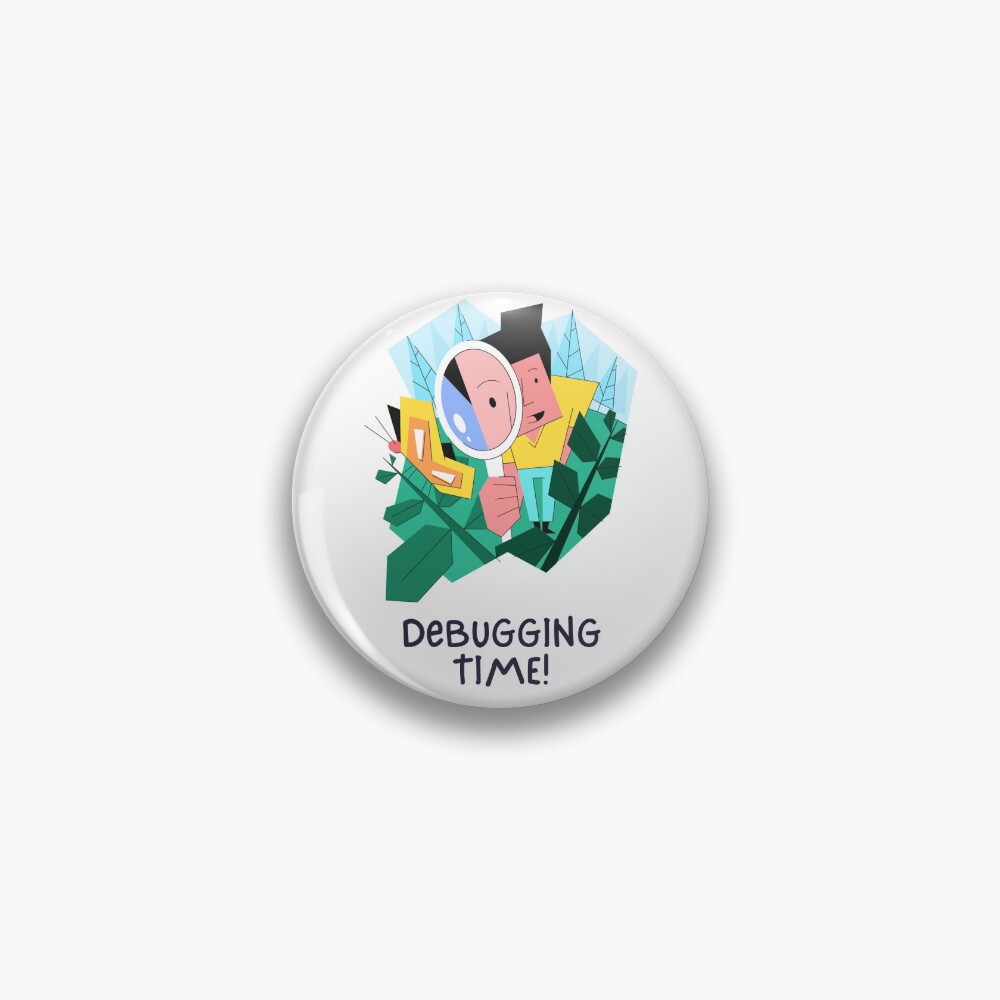 "Debugging time!" Sticker by midu-dev | Redbubble