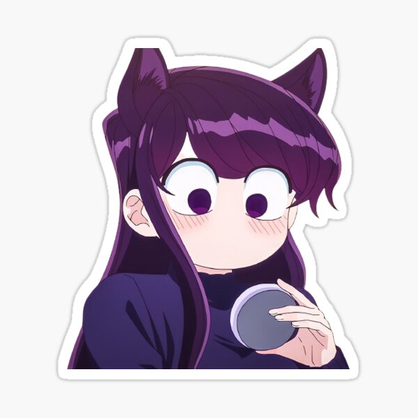 "Komi Anime Sticker" Sticker for Sale by KVSTICKERS | Redbubble