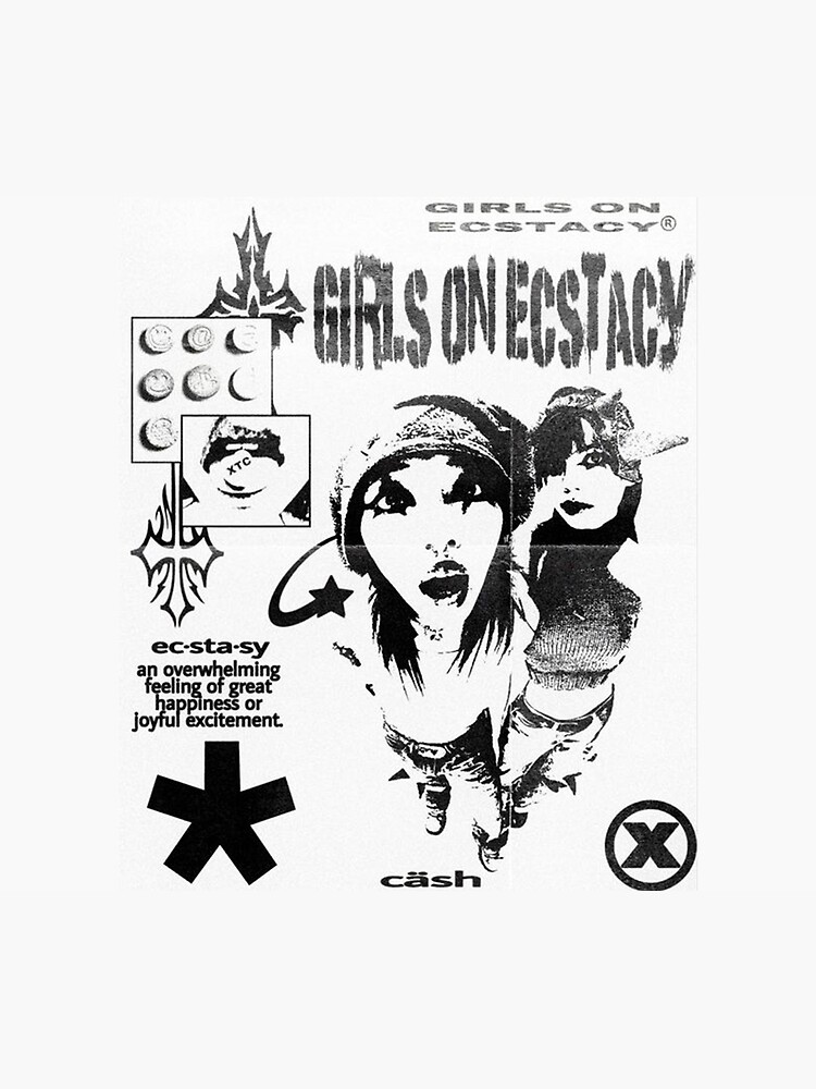 "Girls ON Ecstasy" Poster by CuteDesignOnly | Redbubble