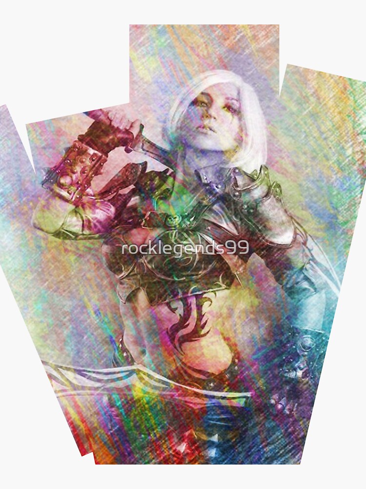 "Cosplay lady dragon slayer" Sticker for Sale by rocklegends99 | Redbubble