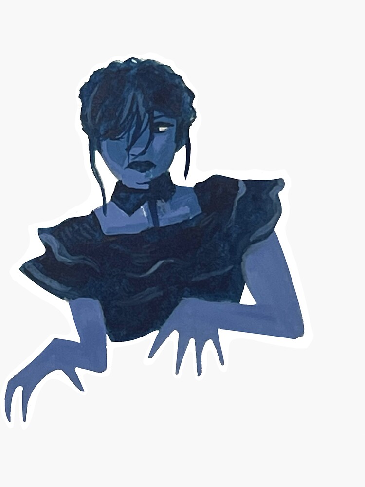 "Wednesday dance " Sticker for Sale by hannah-w-art | Redbubble