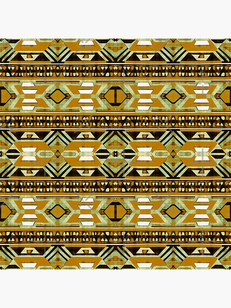"Traditional Igorot-inspired tribal pattern. Ethnic Brown and earth ...