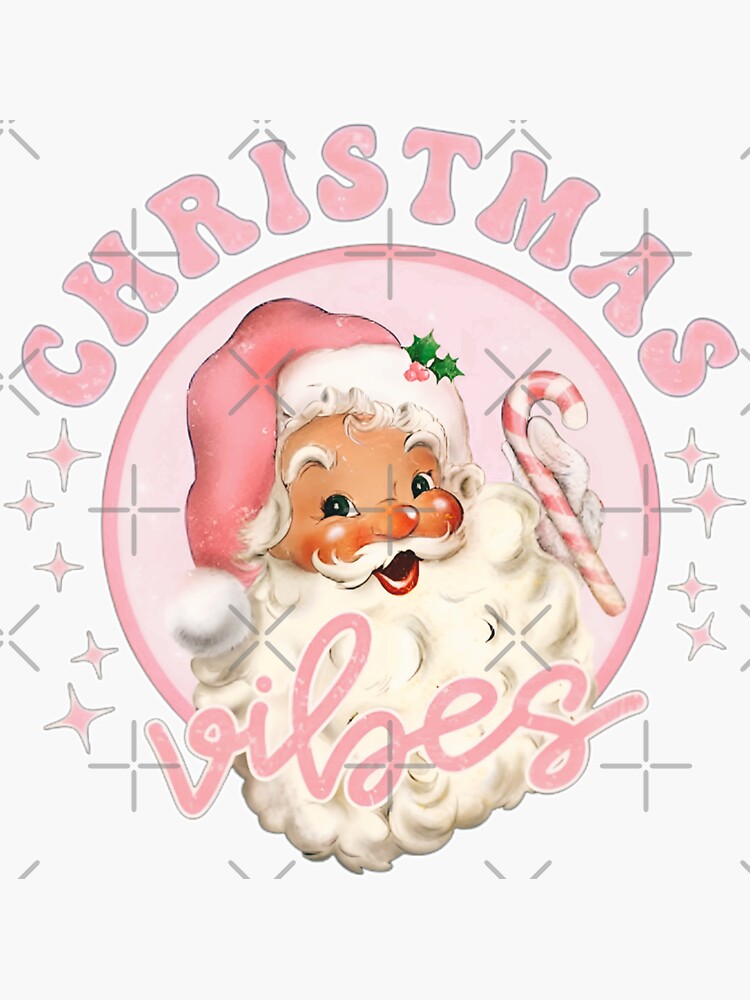"Christmas Vibes" Sticker for Sale by Vlaki | Redbubble