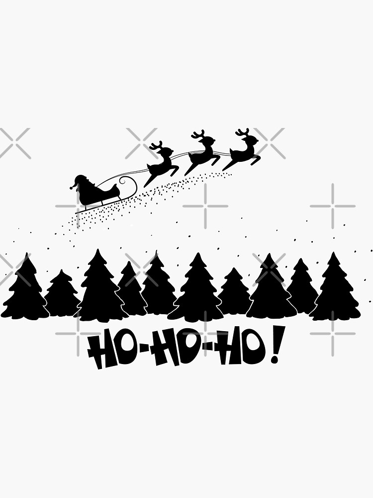 " Santa Claus HOHOHO " Sticker for Sale by SyedKazmi | Redbubble