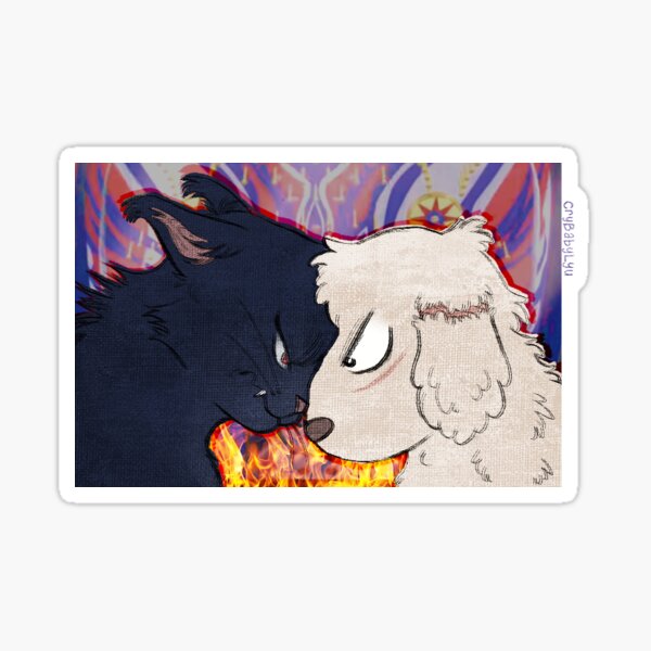 "Intense Rivalry " Sticker for Sale by CryBabyLyu | Redbubble