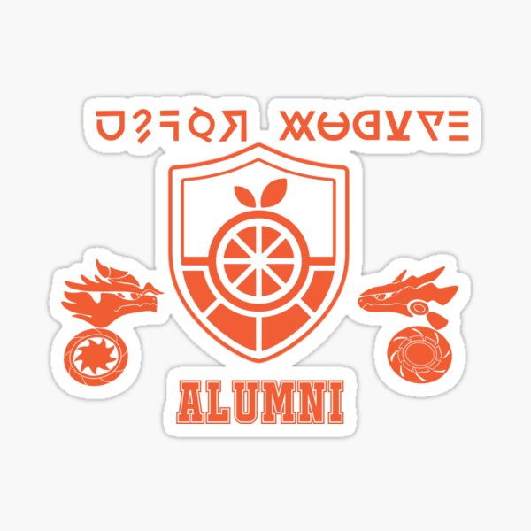 "Orange University" Sticker for Sale by ChangoATX | Redbubble