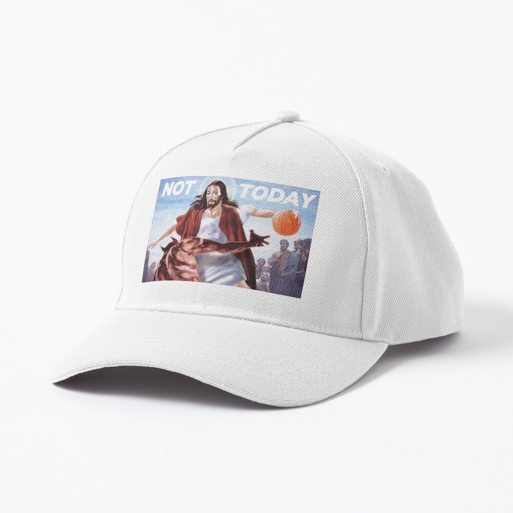 "Not Today Satan Meme - Funny Jesus Meme Design" Sticker by Trndii ...