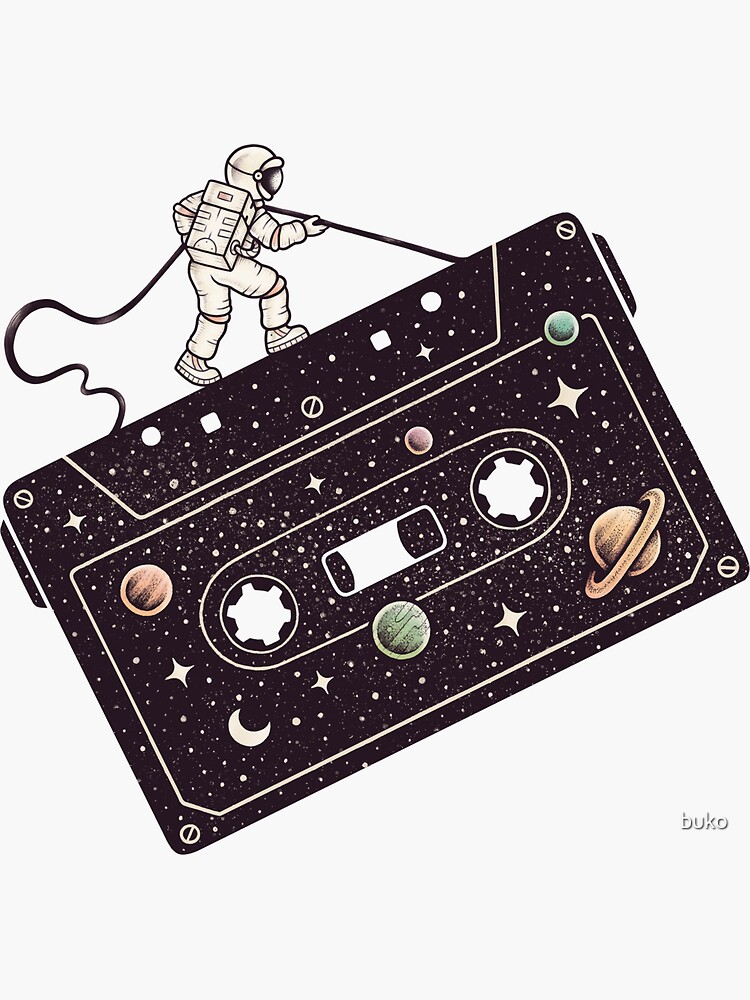 "Fast forward in time" Sticker for Sale by buko | Redbubble