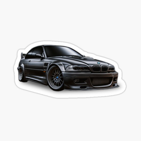 "grey e46 M3" Sticker for Sale by MotivStyle | Redbubble