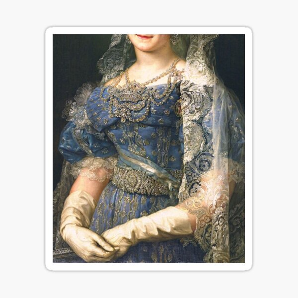"regency art portrait " Sticker for Sale by JacksonTen | Redbubble