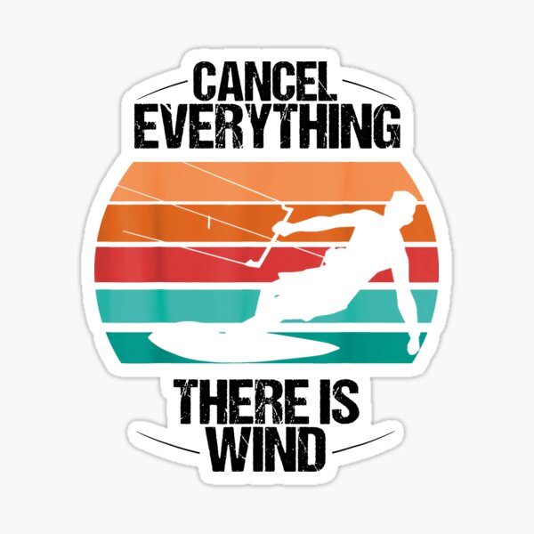 "Kitesurf Kiteboarder Vintage Kitesurfing Kiteboarding " Sticker for ...