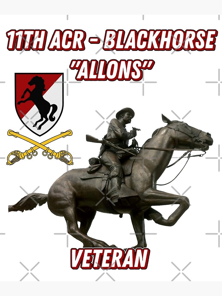 "11th Armored Cavalry Regiment - for 11th ACR vets" Art Print by ...