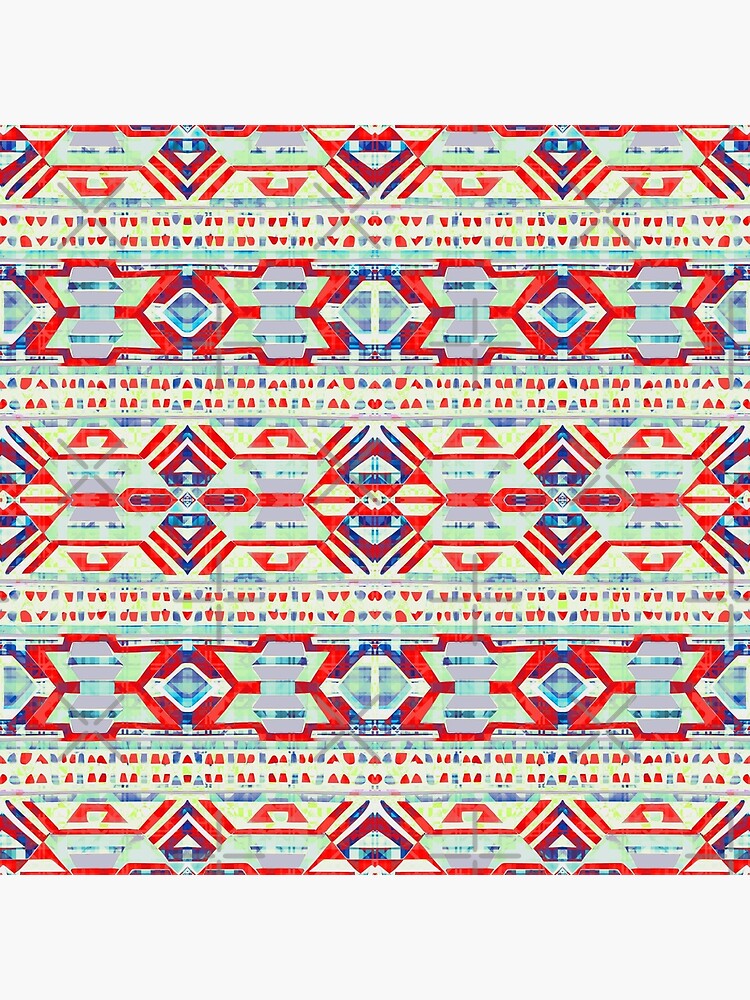"Traditional Igorot-inspired tribal pattern. Ethnic Multi color" Photographic Print by ...