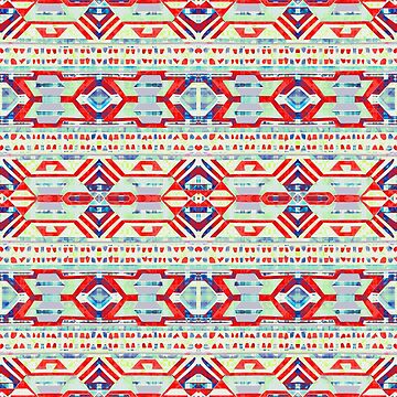 "Traditional Igorot-inspired tribal pattern. Ethnic Multi color ...