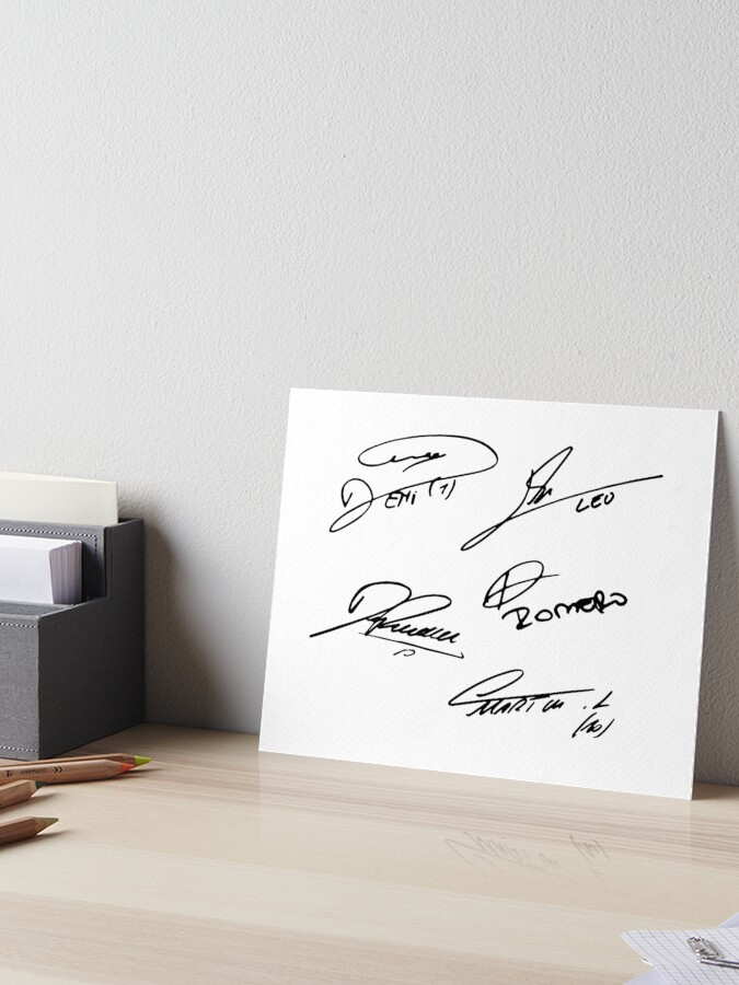 "Argentina 2022 Team Autographs" Art Board Print for Sale by ...