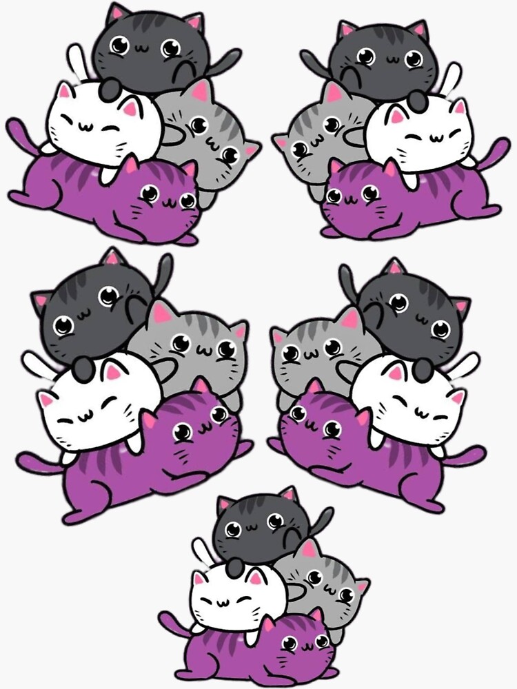 "Mochi cat, mochi cat." Sticker for Sale by Raplove | Redbubble