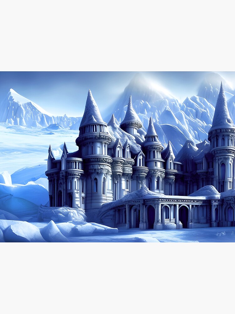 "Marble Castle in the Antarctic Mountains" Poster for Sale by dllazarus ...