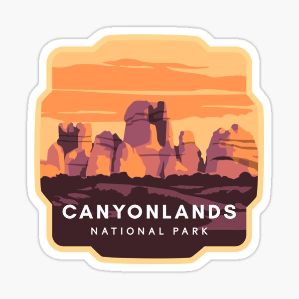 "Canyonlands National Park Explorer" Sticker for Sale by BoundlessExp ...
