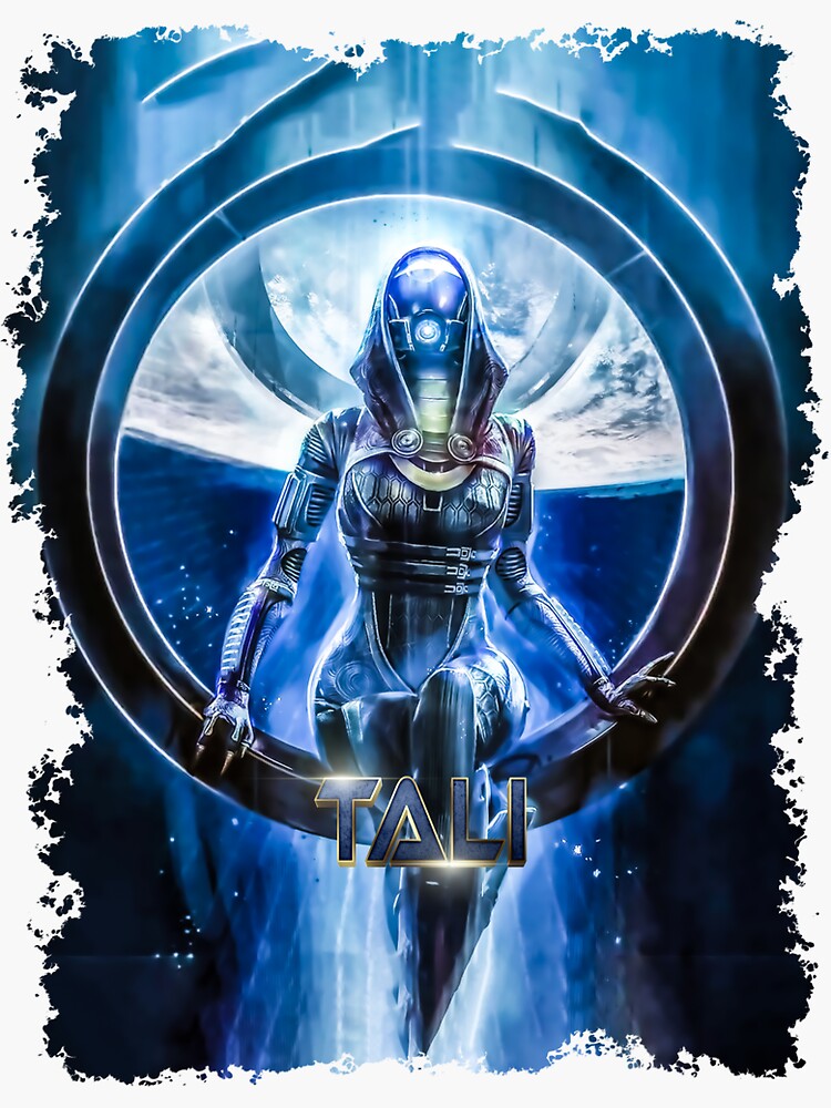 "Mass Effect - Tali" Sticker for Sale by NordicShanYu | Redbubble