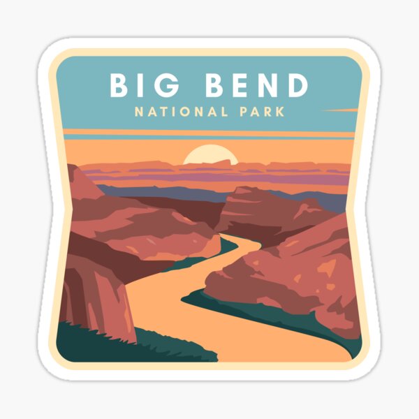 "Big Bend National Park Explorer" Sticker for Sale by BoundlessExp ...