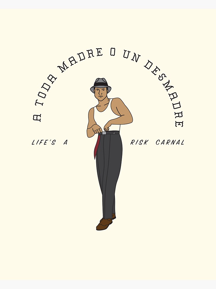 "A toda madre o un desmadre" Sticker for Sale by ConSafos | Redbubble