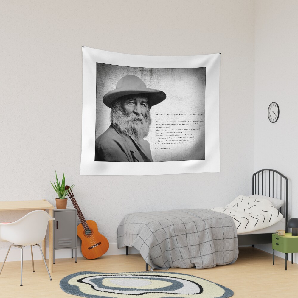 "When I Heard the Learn'd Astronomer Poem - Walt Whitman" Poster for ...