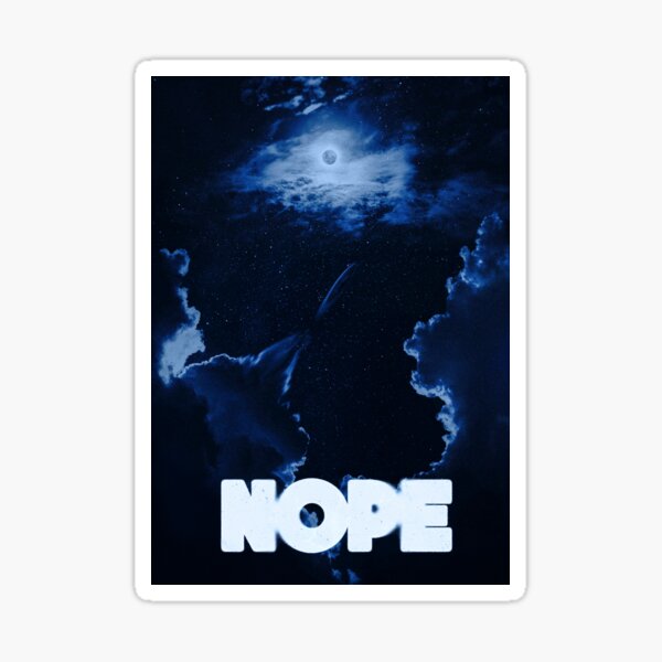"Nope (2022)" Sticker for Sale by BenjiDesign | Redbubble