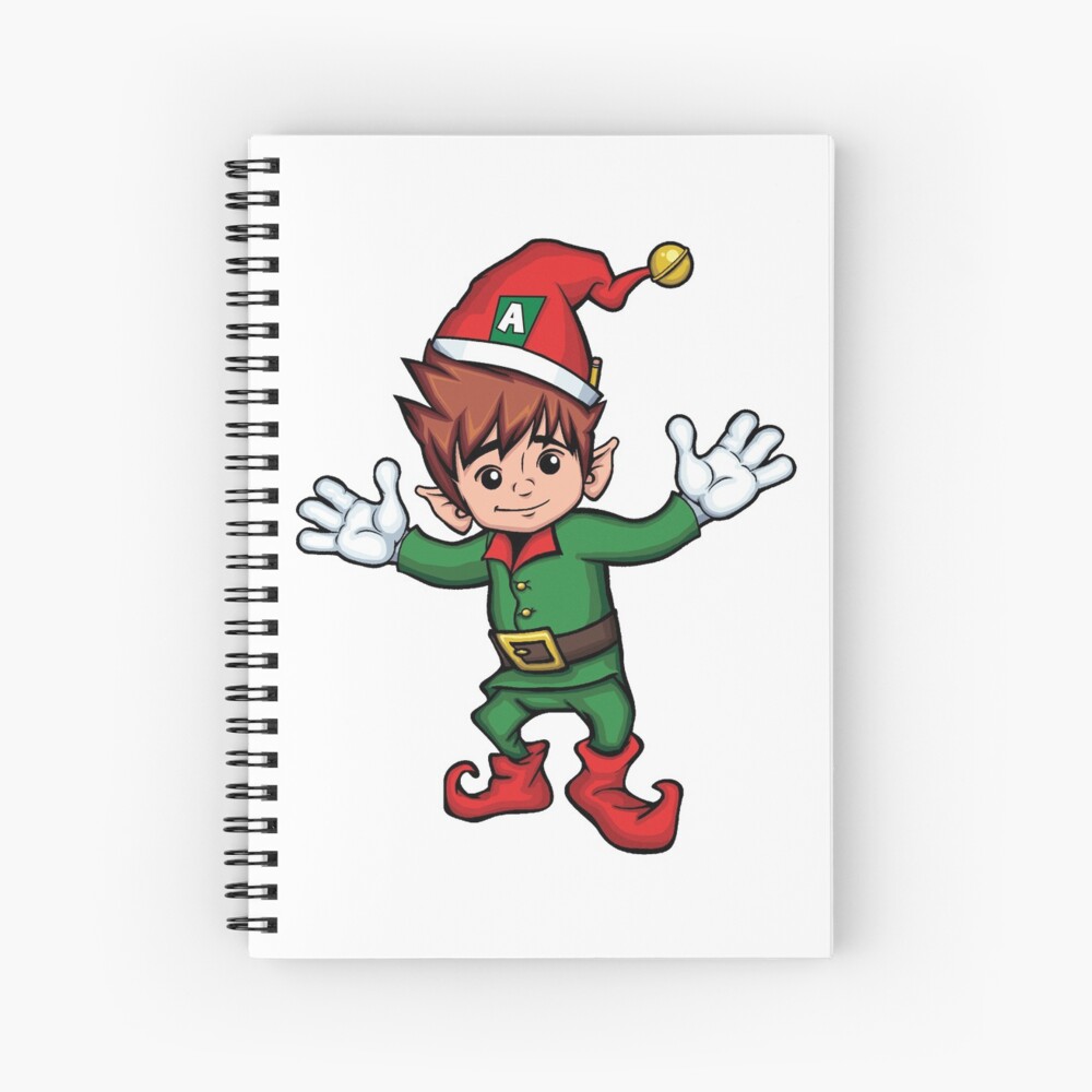 "Alf the Elf" Spiral Notebook by MrSmithMachine | Redbubble