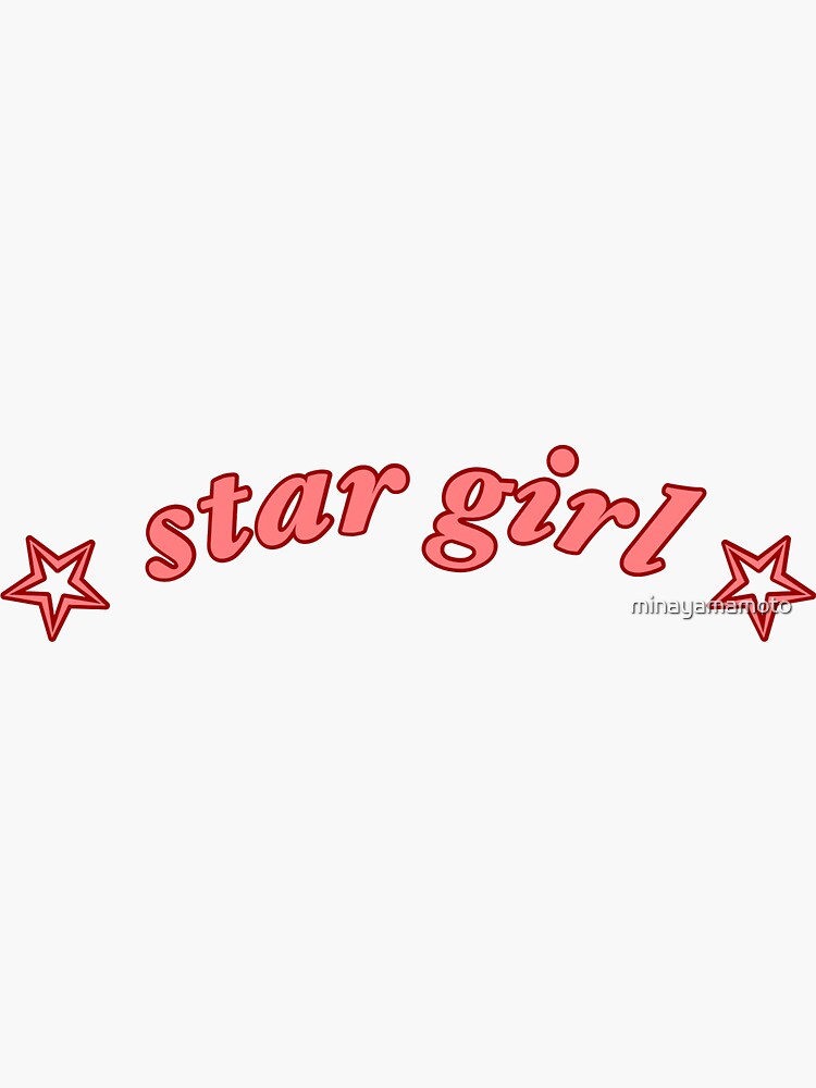 "star girl" Sticker for Sale by minayamamoto | Redbubble