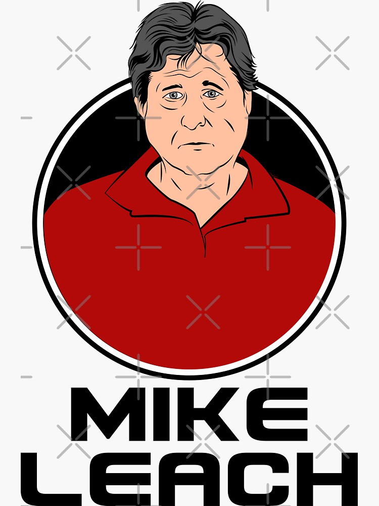 "mike leach" Sticker for Sale by markdesignersa | Redbubble