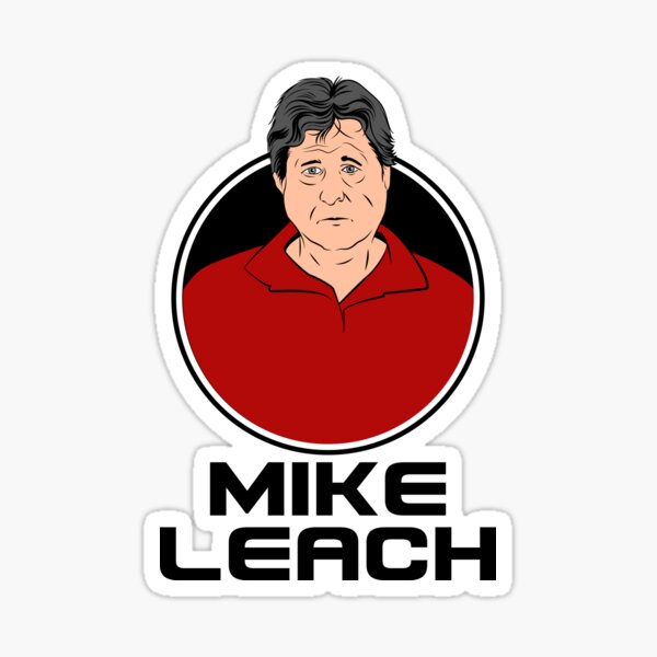 "mike leach" Sticker for Sale by markdesignersa | Redbubble