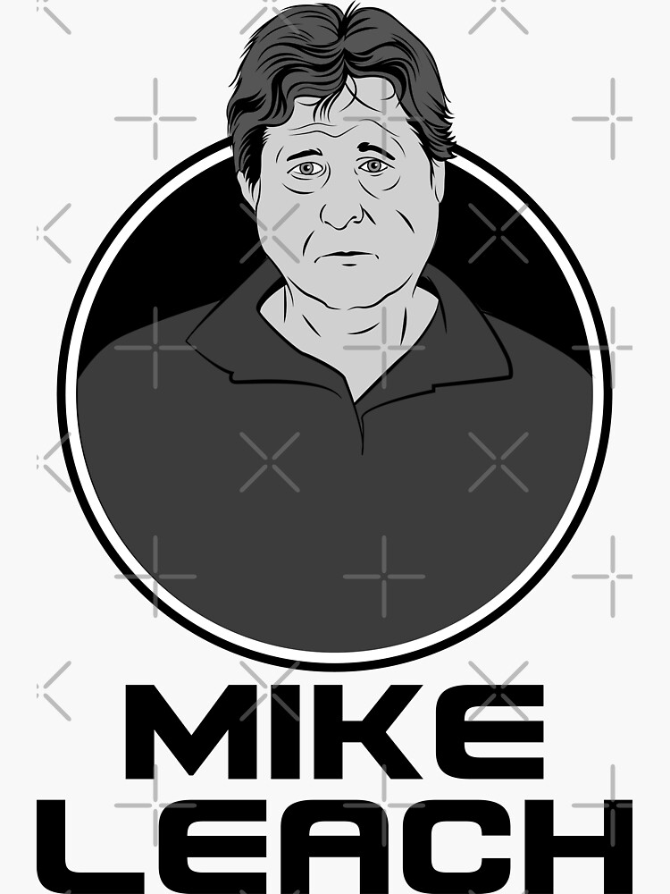 "mike leach" Sticker for Sale by markdesignersa | Redbubble