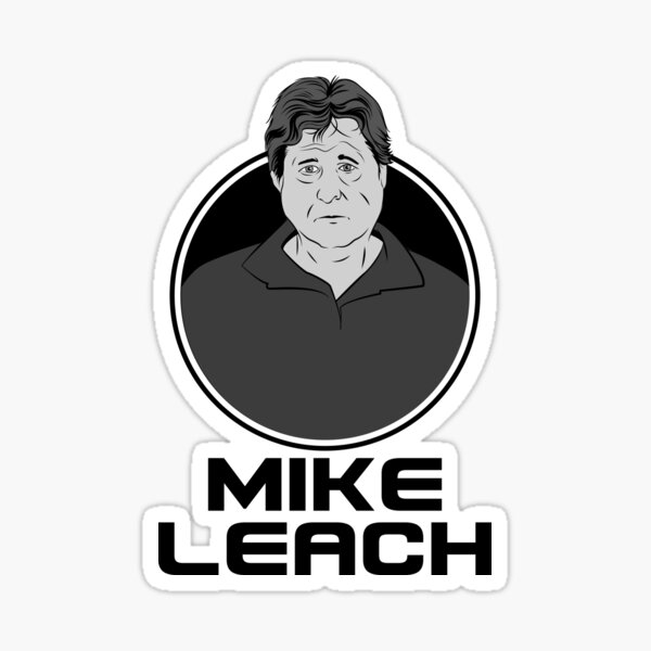 "mike leach" Sticker for Sale by markdesignersa | Redbubble