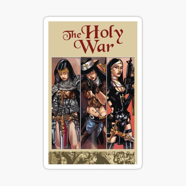 "Holy War is coming prepare halo bearer - OG " Sticker for Sale by ...