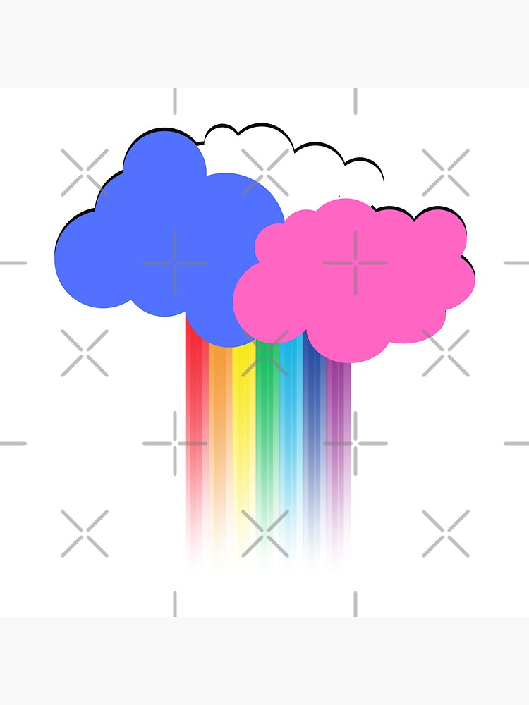 "Trans Clouds - LGBTQ Rainbow" Sticker for Sale by itsonbackawrds ...