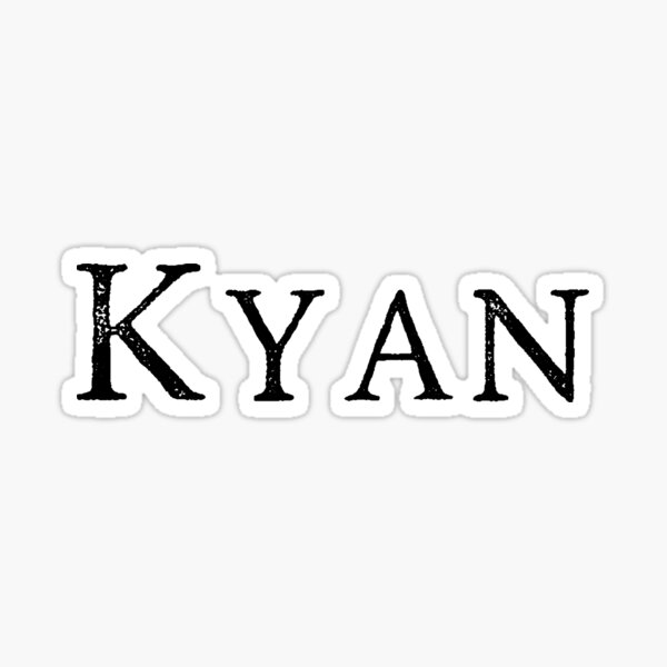 "Kyan - Persian (iranian) name" Sticker for Sale by Elbenj | Redbubble