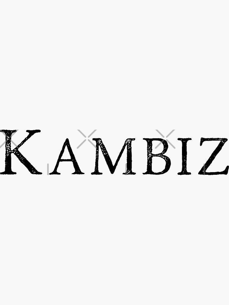 "Kambiz - Persian (iranian) name" Sticker for Sale by Elbenj | Redbubble