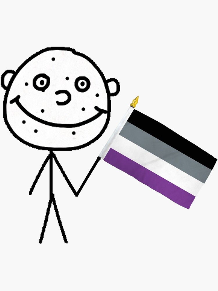 "Asexual Dotster Pride" Sticker for Sale by Jack-the-beast | Redbubble