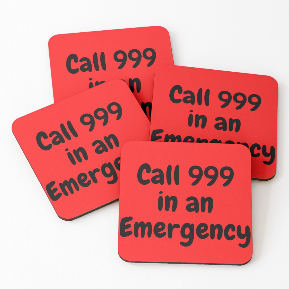 "999 Emergency number UK" Poster for Sale by Louise Rouse | Redbubble