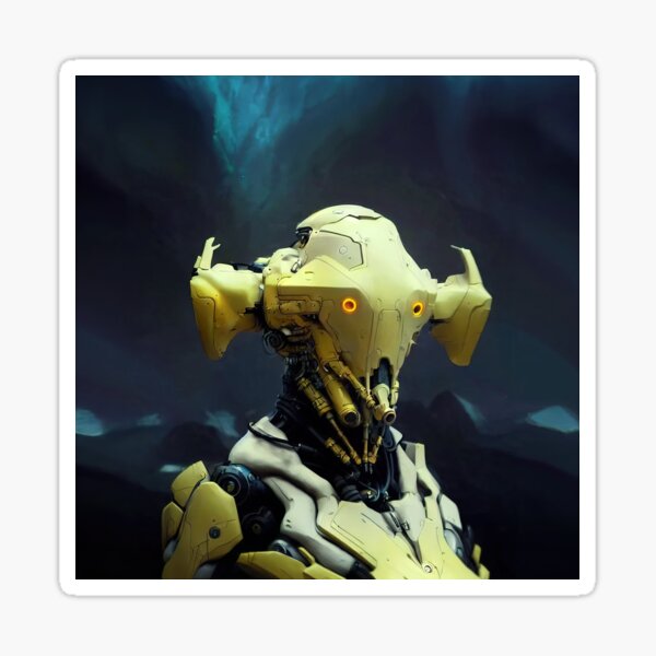 "Robots Re-Imagined #16" Sticker for Sale by fxrtst | Redbubble