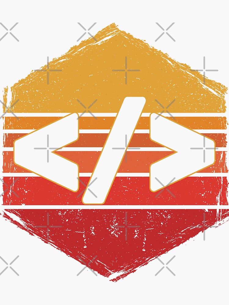 "Programmer I Love Programming Retro Style" Sticker for Sale by ...