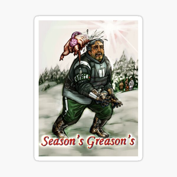 "[HL2] Season's Greasons" Sticker for Sale by ShrimpKidd | Redbubble